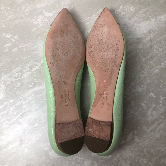 kate spade | Shoes | Kate Spade Ginny Too Flat Sage Silver | Poshmark